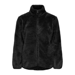 Only Damen Only Pl&uuml;schjacke &raquo;ONLMIRA CONTACT JACKET OTW&laquo; Kunstfaser schwarz XS