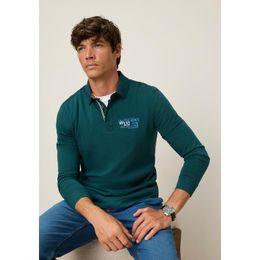 MAN'S WORLD Man's World Herren Poloshirt Normale Passform, mit Langarm, klassischer Look S (44/46)