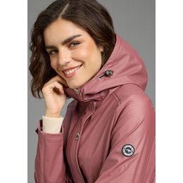 Kangaroos Damen Kangaroos Regenmantel Kordel zur flexiblen Regulierung, winddicht & wasserabweisend rosa 46