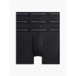 Tommy Hilfiger Underwear Herren Trunk &raquo;DTM&laquo; elastischer Bund, l&auml;ngere Form schwarz S (48)