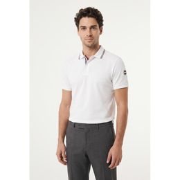 COLMAR Herren Poloshirt &raquo;MENS KNITTED SHIRT&laquo; aus Baumwolle, verdeckte Knopfleiste, regular fit wei&szlig; S