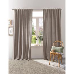 OTTO home Vorhang &raquo;Elk&aelig;r&laquo; Multifunktionsband 1 Stk. tlg. Thermo, mit Multifunktionsband beige Polyester 145cm, Multifunktionsband, 135cm