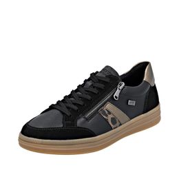 Remonte Damen Plateausneaker &raquo;Elisabeth Hurley-Collection&laquo; Schn&uuml;rschuh, Halbschuh mit wasserabweisender TEX-Membran schwarz 45