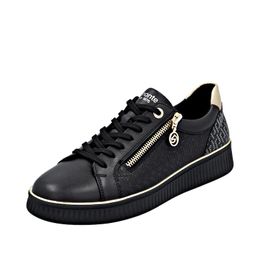 Remonte Damen Plateausneaker &raquo;Elisabeth Hurley-Collection&laquo; Schn&uuml;rschuh, Halbschuh, Freizeitschuh mit Lite ́n Soft Ausstattung gold 36
