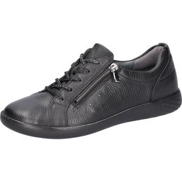 Waldl&auml;ufer Waldl&auml;ufer Damen Schn&uuml;rschuh &raquo;H-CLOE&laquo; Sneaker, Halbschuh, Bequemschuh in Komfortweite H (= sehr weit) schwarz 4 (37)