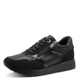 Marco Tozzi Damen Marco Tozzi Keilsneaker Freizeitschuh, Schn&uuml;rer im stylischen Materialmix 37