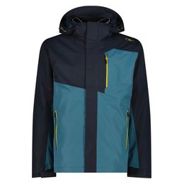 CMP 3in1-Funktionsjacke in Blau/ Schwarz/ Grau - 52% | Gr&ouml;&szlig;e 52 | Herren-outdoorjacken