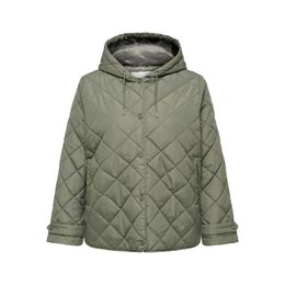 Only Carmakoma Damen Only CARMAKOMA Steppjacke &raquo;CARJULIET QUILTED HOOD JACKET NOOS&laquo; mit Kapuze Kunstfaser, normal geschnitten gr&uuml;n XL
