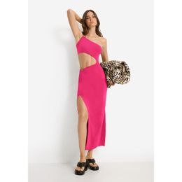 Lscn By Lascana Damen LSCN by LASCANA One-Shoulder-Kleid pink 40, N-Gr