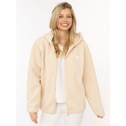 Zwillingsherz Damen Kapuzensweatjacke &raquo;"Hoody Zip"&laquo; durchgehender Rei&szlig;verschluss, Kapuze, gro&szlig;es Logo hinten S