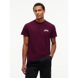 Tommy Jeans Herren T-Shirt &raquo;TJM SLIM FIT TOMMY&laquo; Jersey, Rundhals, schmal geschnitten rot S