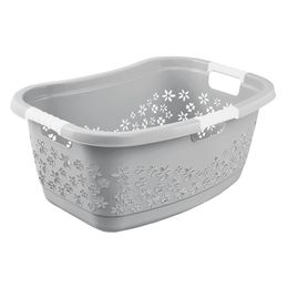 keeeper W&auml;schekorb 'Lasse' nordic grey ergonomisch mit softgriffen 65 x 45 x 28,5 cm 50 l