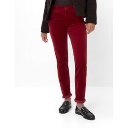 Brax Damen Five-Pocket-Hose Style SHAKIRA WINE RED, dunkelrot, Gr. 34