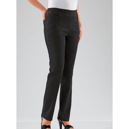 WITT Damen Stretch-Jeans mit Rundum-Dehnbund, black-denim, Gr&ouml;&szlig;e 245