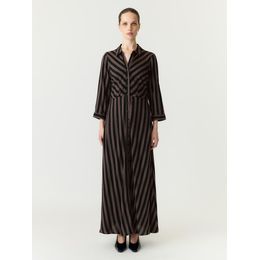 Y.A.S YAS Kleid in Braun/ Schwarz - 45% | Gr&ouml;&szlig;e S | Damen-kleider
