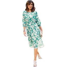 WITT WEIDEN Kleid in T&uuml;rkis/ Wei&szlig; - 60% | Gr&ouml;&szlig;e 42 | Damen-kleider