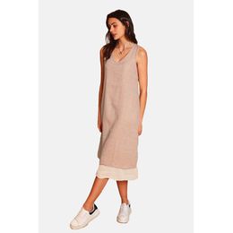 Le Jardin du Lin Leinen-Kleid in Creme - 58% | Gr&ouml;&szlig;e 38 | Damen-kleider