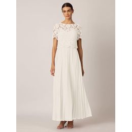 Apart Plisseekleid in Wei&szlig; - 76% | Gr&ouml;&szlig;e 42 | Damen-kleider