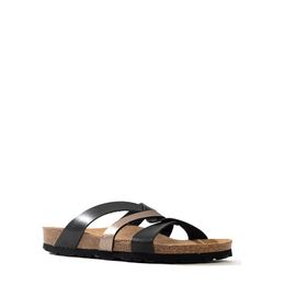 Sunbay Pantoletten "Albury" in Schwarz/ Gold - 48% | Gr&ouml;&szlig;e 38 | Damen-pantoletten