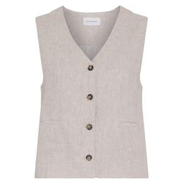 MOSS COPENHAGEN Weste in Beige - 41% | Gr&ouml;&szlig;e L | Damenjacken