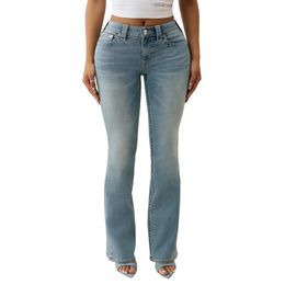 True Religion Damen Bootcut-Jeans &raquo;BECCA MR BOOTCUT&laquo; Baumwolle, bootcut fit blau 27, N-Gr