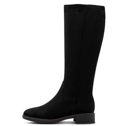 Jana Damen Stiefel mit Stretch-Einsatz, schwarz, Gr&ouml;&szlig;e 41