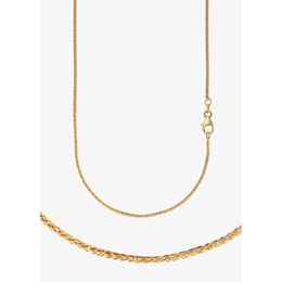 Firetti Herren Collierkettchen &raquo;Schmuck Geschenk Gold 333 o. 585 Halskette Fuchsschwanzkette dreifach&laquo; Made in Germany gold 42, Gelbgold 585, B: 1,4mm