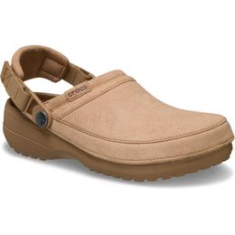 Crocs Herren Clog &raquo;Classic Crafted Vegan&laquo; Hausschuh, Gartenschuh, Sommerschuh mit Fersenriemen beige 43