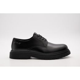 Replay Herren Schn&uuml;rschuh &raquo;PIERCE URBAN&laquo; Halbschuh, Business-Sch&uuml;rer mit Logo schwarz 43