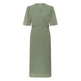 Culture Damen Midikleid "Damen Casual CUUNI", gr&uuml;n, Gr. S, Obermaterial: 100% Polyester PES., Kleider