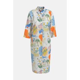 Smith & Soul SMITH & SOUL Damen Sommerkleid, wei&szlig;, Gr. M, bedruckt, gemustert, Web, Material: 58% Viskose, 42% Baumwolle, Kleider, mit Taschen