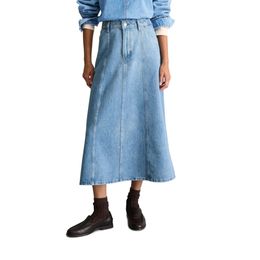 Marc O'Polo Damen Jeansrock "aus Bio-Baumwoll-Denim", blau, Gr. XXS, MARC O'POLO DENIM, unifarben, Obermaterial: 100% Baumwolle, R&ouml;cke
