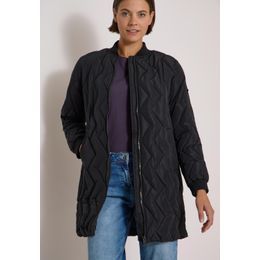 Cecil Damen Steppmantel, schwarz, Gr. XL, unifarben, Stoff, Oberstoff: 100% Polyester. F&uuml;llung: 100% Polyester. Futter: 100% Polyester, M&auml;ntel, mit