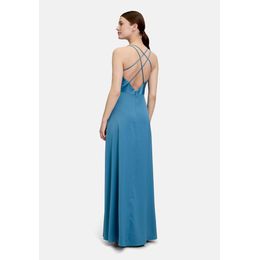 Vera Mont Damen Abendkleid "Damen mit V-Ausschnitt", lila, Gr. 34, Satin, Obermaterial: 97% Polyester, 3% Elasthan. Futter: 100% Polyester, Kleider,
