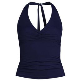 LANDS' END Neckholder-Tankinitop f&uuml;r Damen in Plus-Gr&ouml;&szlig;e, Damen, size: plus, Blau, Nylon-Mischung, by Lands' End