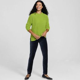 LANDS' END Slim Fit Samthose High Waist f&uuml;r Damen, Damen, size: regular, Grau, Baumwoll-Mischung, by Lands' End