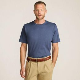 LANDS' END Super-T Kurzarm-Shirt f&uuml;r Herren, Classic Fit, Tallgr&ouml;&szlig;e, Herren, size: tall, Blau, Baumwolle, by Lands' End