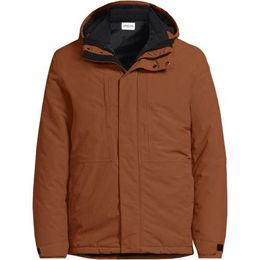 LANDS' END Isolierte, wasserdichte 3-in-1-Jacke Squall f&uuml;r Herren, Herren, size: regular, Orange, Polyester/Nylon, by Lands' End