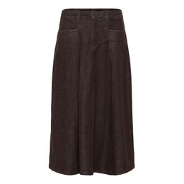 Cream Damen Midirock "Damen Rock CRRenai", braun, Gr. 36, Obermaterial: 98% Baumwolle CO. 2% Elasthan EL., R&ouml;cke