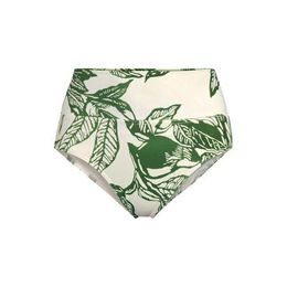 LANDS' END Bikinihose zum Umschlagen, High Waist, f&uuml;r Damen, Damen, size: regular, Wei&szlig;, Nylon-Mischung, by Lands' End