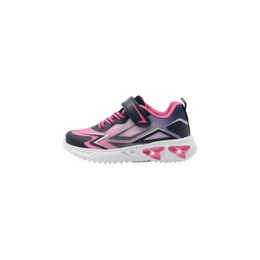 Geox Sneaker 'JASSISTER' M&auml;dchen Gr&ouml;&szlig;e 25 navy / silbergrau / ros&eacute; / hellpink