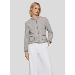 Rabe Damen Jackenblazer "Jacke", grau, Gr. 38, 91%Baumwolle 8%Polyester 1%Elasthan, Blazer