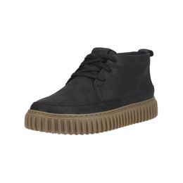 Clarks Herren Schn&uuml;rstiefelette "Clarks Stiefelette Leder", Gr. 42, schwarz, Leder, Schuhe