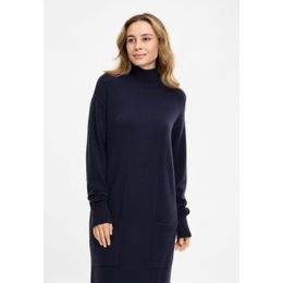 Frieda & Freddies New York Damen Blusenkleid "Frieda & Freddies Strickkleid", blau, Gr. 42, FRIEDA & FREDDIES, 49% Viskose, 27% Polyester, 24% Polyamid, Kleider