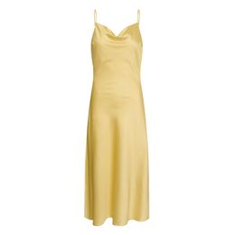 Saint Tropez Damen Midikleid "Damen Kleid ZidtSZ", gelb, Gr. XL, Obermaterial: 97% Polyester PES. 3% Elasthan EL., Kleider