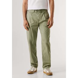 Pepe Jeans Herren Funktionshose "trousers RELAXED LOOSE POPLIN PANT", gr&uuml;n, Gr. 28, 98% Baumwolle, 2% Elasthan, Hosen