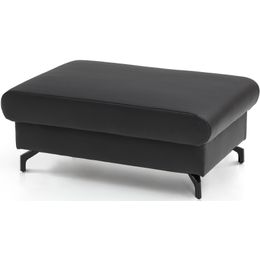 Polsterhocker COTTA, B:100cm H:45cm T:65cm, schwarz, Microfaser (100% Polyester);Flachgewebe (100% Polyerster), Hocker, "Kitty, B: 100 cm",