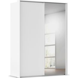 Kleiderschrank Rauch, B:170cm H:226cm T:70cm, wei&szlig;, Holzwerkstoff, Kinderzimmer, Schr&auml;nke, "Schwebet&uuml;renschrank Schrank Garderobe Ankleide