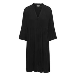 Kaffe Damen Midikleid "Damen Kleid KAmarianah", schwarz, Gr. 34, Obermaterial: 100% Viskose LENZING ECOVERO CV LenzEcov., Kleider