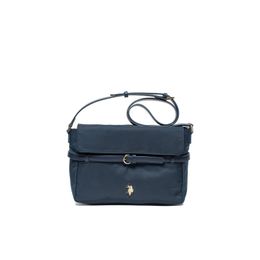U.S. Polo Assn. Damen Schultertasche "HOUSTON FLAP CROSSBODY BAG. Damen"navy, Polyester, Polyurethan, Taschen, Schultertasche Damen, kleine